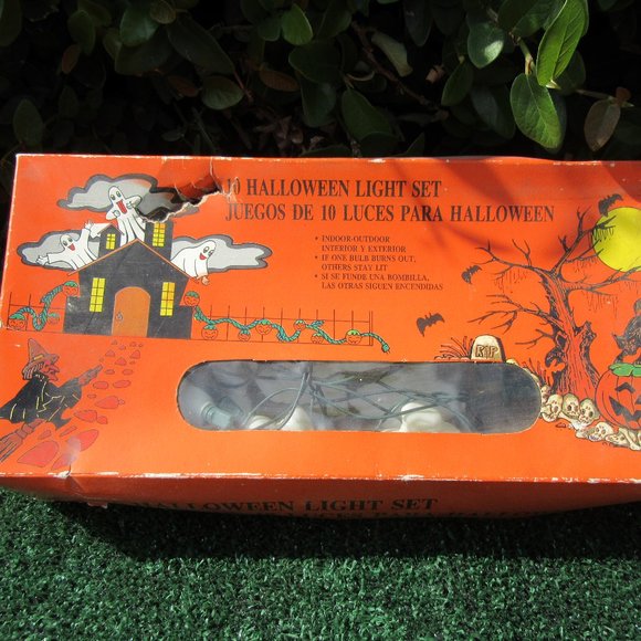 Holiday | Vintage Halloween 1 Ghost Blow Mold Plastic String Lights ...
